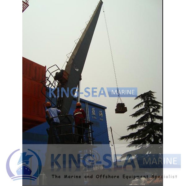 Hydraulic Cargo Crane, Cylinder Luffing Crane, Marine Hydraulic Crane ...
